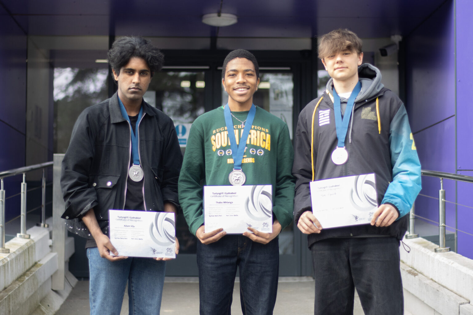 The Inspiring Skills Wales Competitions Medal Winners! - St Davids College